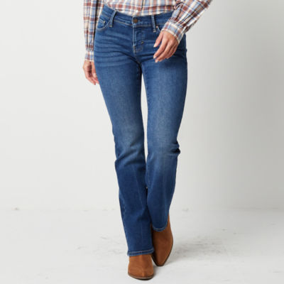 a.n.a Womens Low Rise Bootcut Jean, Color: Dk High Seas - JCPenney
