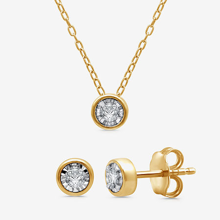 Click here for 1/4 CT. T.W. Lab Grown White Diamond 14K Gold Over... prices