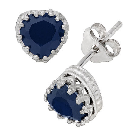 Click here for Lab-Created Blue Sapphire Sterling Silver Earrings... prices