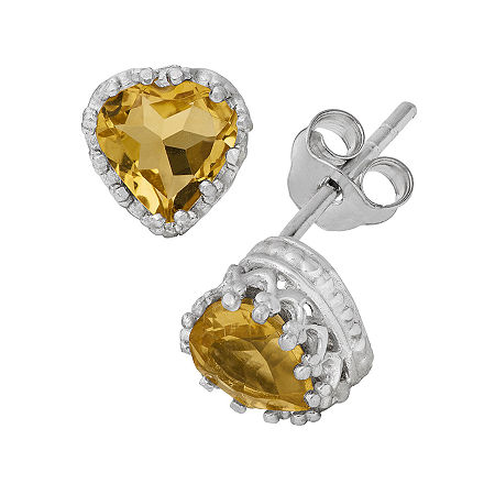 Click here for Genuine Citrine Sterling Silver Earrings  One Size... prices