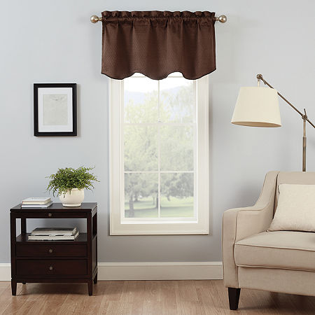 Click here for Eclipse Canova Rod-Pocket Valance  One Size  Brown prices
