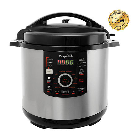 Click here for MegaChef 12 Qt Electric Pressure Cooker  One Size... prices