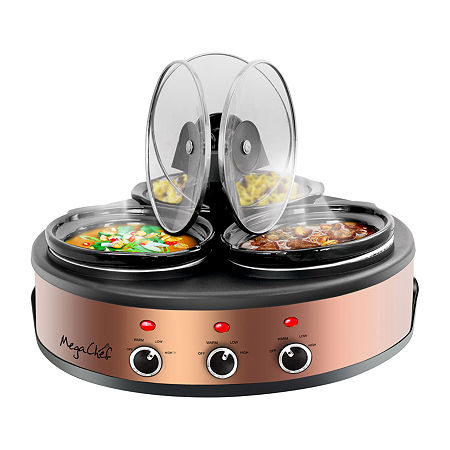 Click here for MegaChef Triple 1.5 Quart Slow Cooker and Buffet S... prices