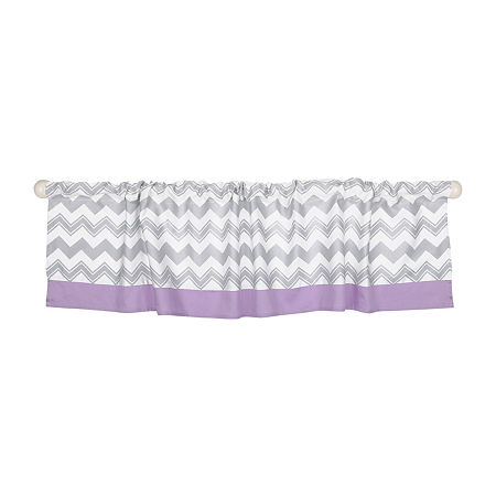 Click here for The Peanutshell Rod Pocket Valance  One Size  Purp... prices