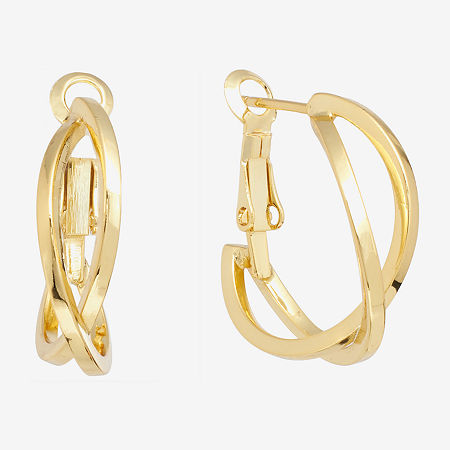 Click here for Silver Reflections Twisted Womens 24K Gold Over Br... prices