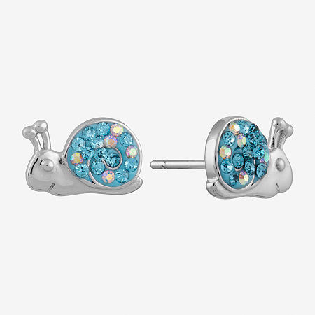 Click here for Silver Treasures Snail Multi Color Crystal Sterlin... prices
