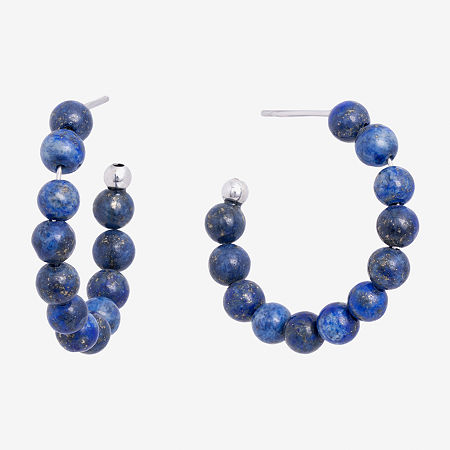 Click here for Silver Treasures Genuine Stone Beaded Womens Sterl... prices