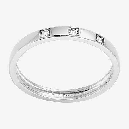 Click here for Silver Treasures Three Stone Womens Cubic Zirconia... prices