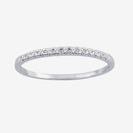 Click here for Womens 1/10 CT. T.W. Natural White Diamond 10K Gol... prices