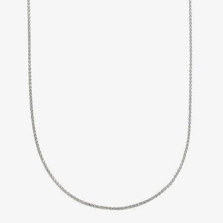 Click here for Womens 14K White Gold 18 Inch Wheat Chain Necklace... prices