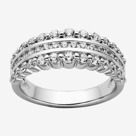 Click here for DiamonArt Cubic Zirconia Ring  7  Sterling Silver prices