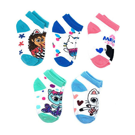 Click here for Toddler Girls Multi-Pack 5 Pair Quarter Ankle Sock... prices