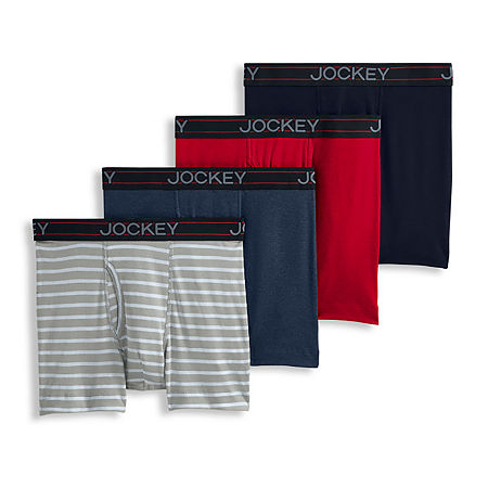 Mens Jockey(R) 4pk.Stability Pouch Boxer Briefs