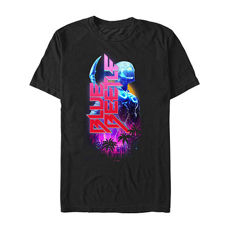 Click here for Mens Crew Neck Short Sleeve Blue Beetle Graphic T-... prices