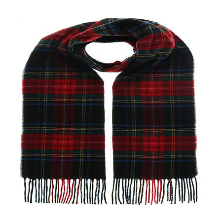 Click here for St. Johns Bay Checked Oblong Scarf  One Size  Blac... prices