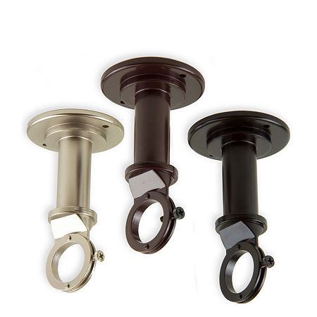 Click here for Rod Desyne Industrial Wall 2-pc. Curtain Rod Brack... prices