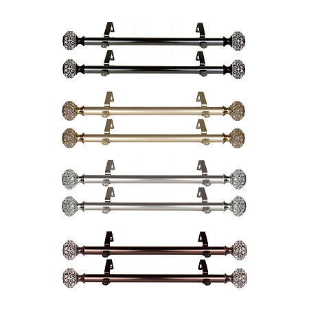 Click here for Rod Desyne Elsie 1 IN Adjustable Side Curtain Rod... prices