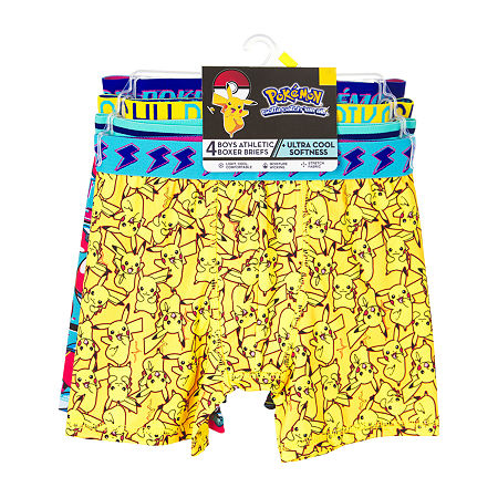 Click here for Boys Handcraft Pokemon(tm) 4pk. Boxer Briefs prices