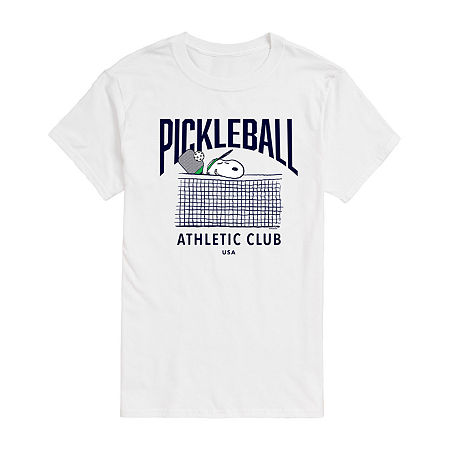 Click here for Mens Short Sleeve Snoopy Pickleball Graphic T-Shir... prices