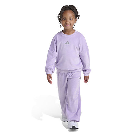 Click here for Adidas Toddler and Little Girls Two Piece Crewneck... prices