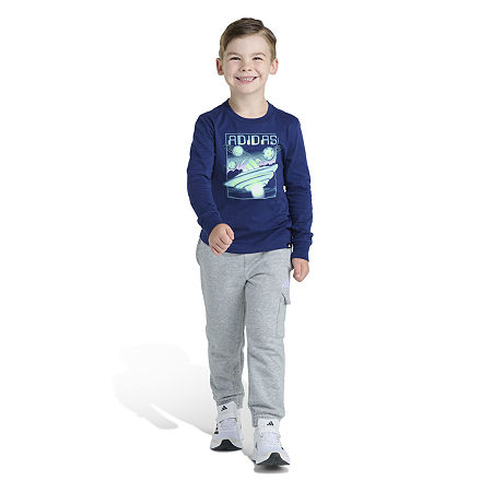 Click here for adidas Little Boys 2-pc. Pant Set  5  Blue prices