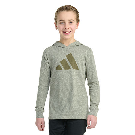 Click here for adidas Big Kid Boys Hooded Long Sleeve Regular Fit... prices