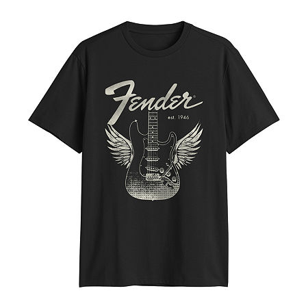 Click here for Fender Mens Crew Neck Short Sleeve Regular Fit Big... prices