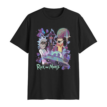 Click here for Mens Crew Neck Short Sleeve Regular Fit Rick and M... prices