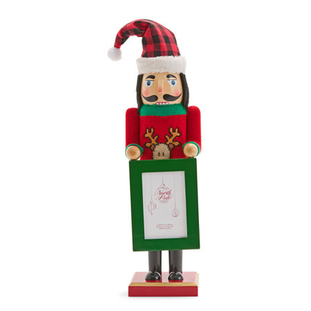 Click here for North Pole Trading Co. 14in Photo Frame Wood Chris... prices