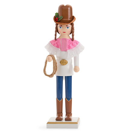 Click here for North Pole Trading Co. 14in Cowgirl Wood Christmas... prices
