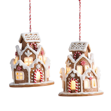 Click here for North Pole Trading Co. Gingerbread House Set 2-pc.... prices