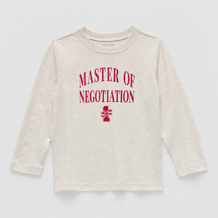 Click here for Okie Dokie Toddler & Little Boys Crew Neck Long Sl... prices