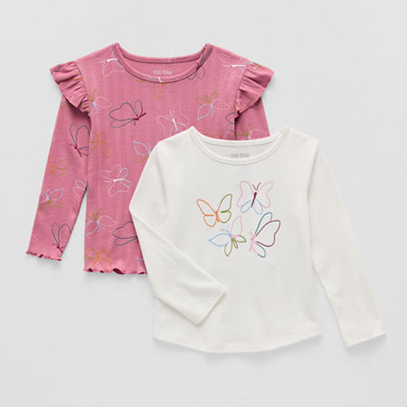 Click here for Okie Dokie Toddler & Little Girls Round Neck Long... prices