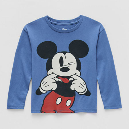 Click here for Toddler Boys Crew Neck Long Sleeve Mickey Mouse Gr... prices