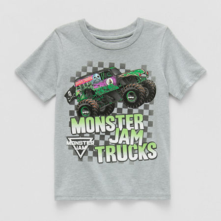 Click here for Toddler Boys Crew Neck Short Sleeve Monster Jam Gr... prices