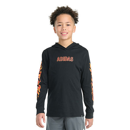 Click here for adidas Big Kid Boys Hooded Long Sleeve Regular Fit... prices