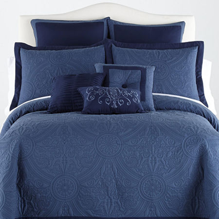 Click here for Vue Bensonhurst Bedspread  One Size  Blue prices