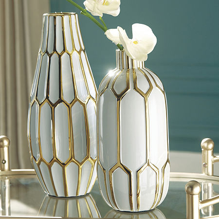 Click here for Signature Design by Ashley Mohsen 2-pc. Vase  One... prices