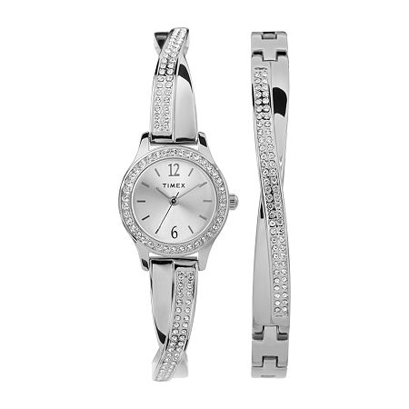 Click here for Timex Womens Silver Tone Bracelet Watch Tw2t58000j... prices