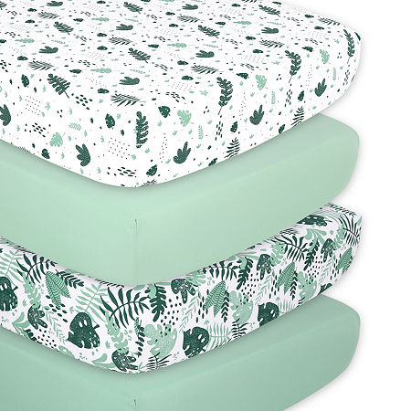 Click here for The Peanutshell Botanical 4-pc. Crib Sheet  One Si... prices
