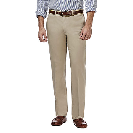 Click here for Haggar Mens Premium No Iron Khaki Straight-Fit Str... prices