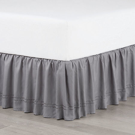 Click here for Martex Embroidered 15 Bed Skirt  One Size  Gray prices