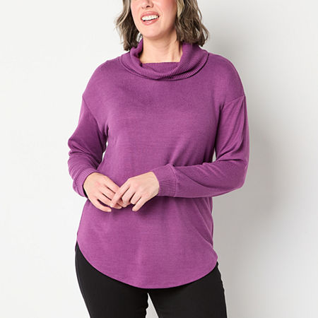 Click here for St. Johns Bay Womens Tall Cowl Neck Long Sleeve T-... prices
