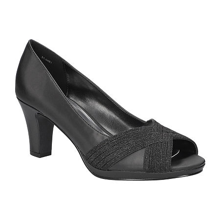 Click here for Easy Street Womens Lavish Platform Pumps - Black S... prices