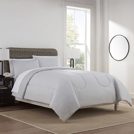 Click here for Martex Pinstripe Midweight Comforter Set  One Size... prices