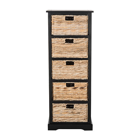 Click here for Vedette 5-Drawer Chest  One Size  Black prices