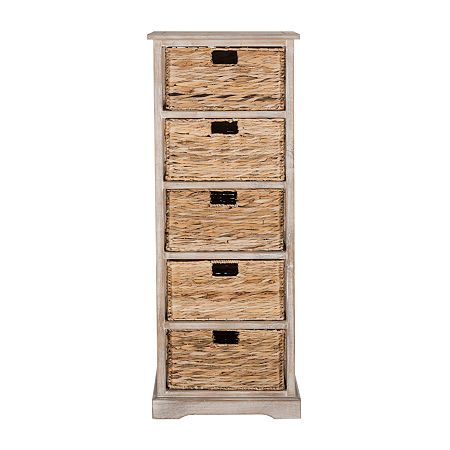 Click here for Vedette 5-Drawer Chest  One Size  White prices