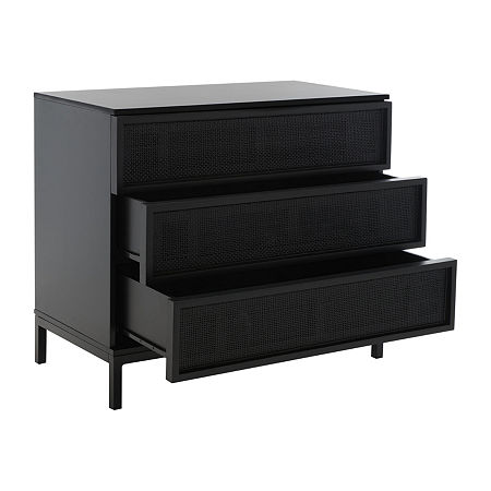 Click here for Zadie 3-Drawer Chest  One Size  Black prices