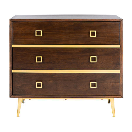 Click here for Katia 3-Drawer Chest  One Size  Brown prices