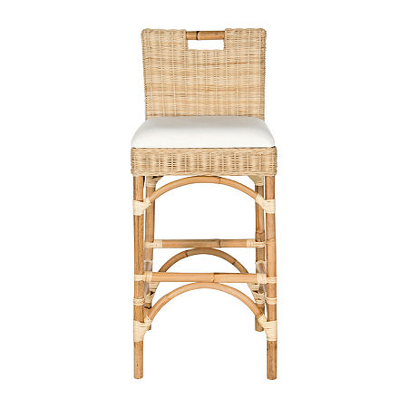 Click here for Upholstered Bar Stool  One Size  White prices